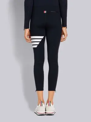 Thom Browne Signature 4 Stripe Leggings - Black