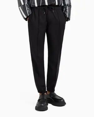 Armani Exchange Drawstring Trousers With Logo On The Back