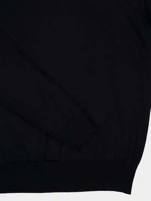 Valentino Garavani Vlogo Embroidery Crewneck Jumper - Black