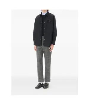 Valentino Garavani Vlogo Embroidery Crewneck Jumper - Black