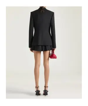Givenchy Single-breasted Jacket In Wool And Mohair
