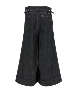 Junya Watanabe Belted Flared-leg Jeans
