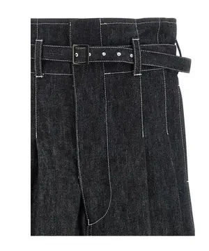Junya Watanabe Belted Flared-leg Jeans