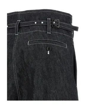 Junya Watanabe Belted Flared-leg Jeans