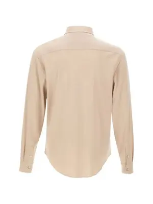 Eleventy Classic Long-sleeve Shirt - Nude