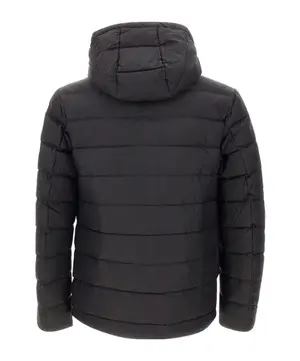 BLAUER. Quilted Hooded Zip-up Jacket