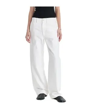 AGOLDE X Maria Mcmanus Wide Leg Jean - White