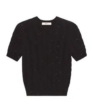 FRAME Sequined Knit Sweater
