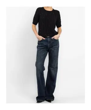 FRAME Sequined Knit Sweater