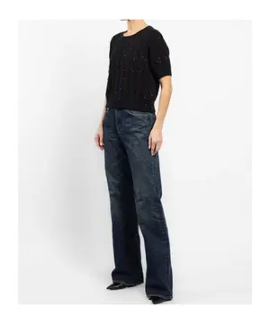 FRAME Sequined Knit Sweater
