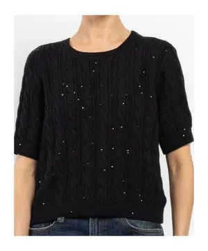 FRAME Sequined Knit Sweater