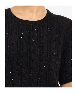 FRAME Sequined Knit Sweater