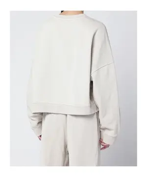 ENTIRE STUDIOS Oversized Crewneck Sweatshirt - White