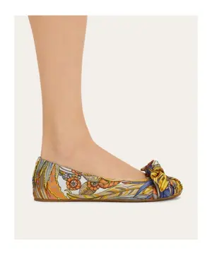 FERRAGAMO Embellished Ballet Flats - Multicolor