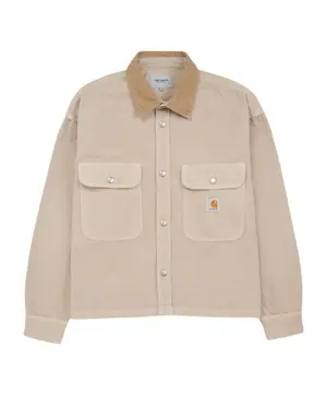 Carhartt Work In Progress Prescott Canvas Shirt Jacket - String Leather
