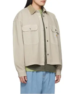 Carhartt Work In Progress Prescott Canvas Shirt Jacket - String Leather