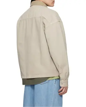 Carhartt Work In Progress Prescott Canvas Shirt Jacket - String Leather