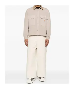 Carhartt Work In Progress Prescott Canvas Shirt Jacket - String Leather