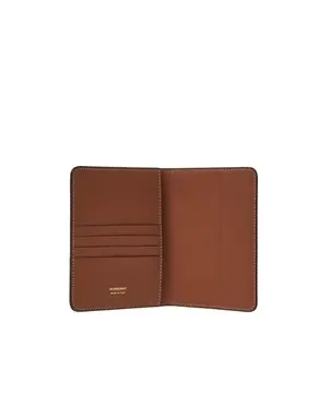 Burberry Check Passport Wallet