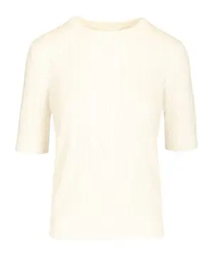 LISA YANG Lisa Yang Short-Sleeved Knitted Shirt
