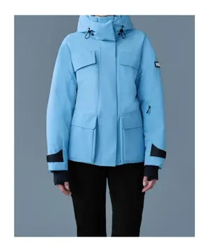 Mackage Iclyn-r Down Ski Jacket With Removable Hood - Blue
