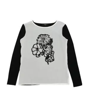 Max Mara Long Sleeve Round Neck T-shirt