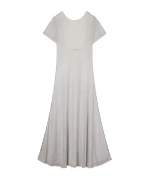 Staud Zinc Metallic Knitted Coverup - Gray