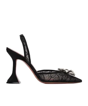 Amina Muaddi Lace Up Pumps For Women