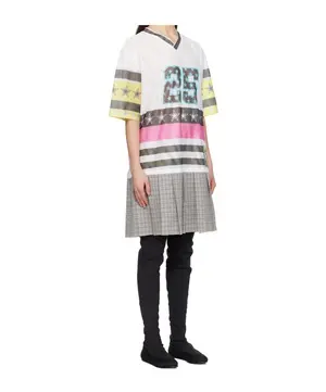 CHOPOVA LOWENA Printed V-neck Dress