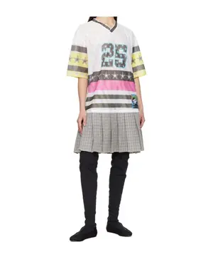 CHOPOVA LOWENA Printed V-neck Dress