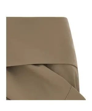 ENTIRE STUDIOS Structured Draped Mini Skirt - Grey
