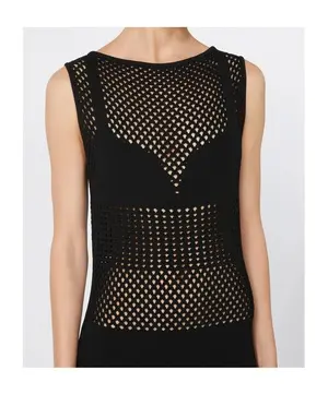 Sportmax Sleeveless Round Neck Knit Dress