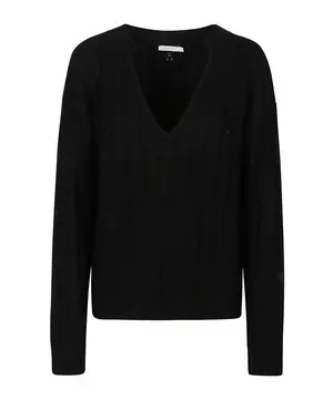Patrizia Pepe Drop Shoulder Sweaters For Women
