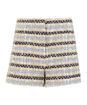 Veronica Beard Metallic Tweed Shorts