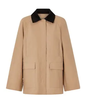 TOTÊME Toteme Long Sleeve Collared Jacket With Front Pockets