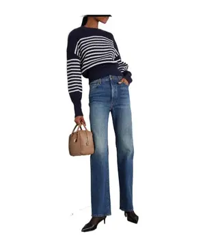Altuzarra Striped Ribbed Cotton Sweater