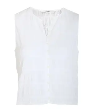 FRAME Shirred Seam Tank Vest