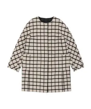 Max Mara Plaid Reversible Coat - No
