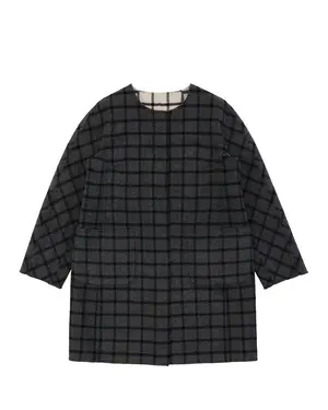 Max Mara Plaid Reversible Coat