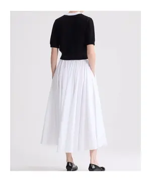 PATOU Contrast Trim Short-sleeve Knitted Sweater