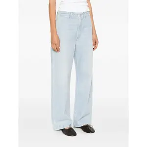 AGOLDE Mid-rise Wide-leg Jeans - No