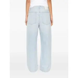 AGOLDE Mid-rise Wide-leg Jeans - No