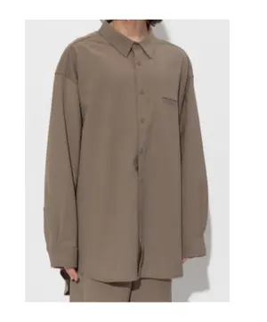 ENTIRE STUDIOS Chest-pocket Shirt - Brown