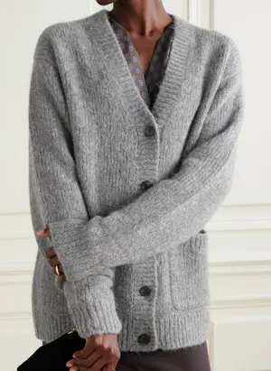 Dries Van Noten Long-sleeved Knitted Cardigan