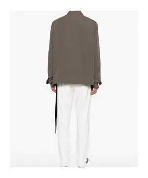 Rick Owens Zip-up Long Sleeved Jacket - Gray