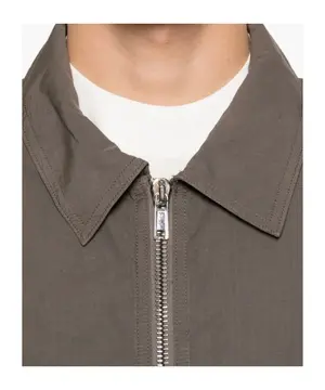 Rick Owens Zip-up Long Sleeved Jacket - Gray