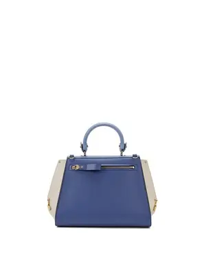 FERRAGAMO Sofia Logo Handbag - Blue