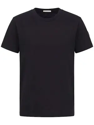 Moncler Embroidered Logo Cotton T-shirt