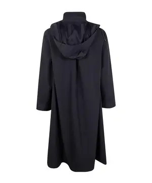 Rains Suva Vision Softshell A-line Hooded Raincoat - Black