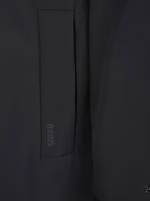 Rains Suva Vision Softshell A-line Hooded Raincoat - Black